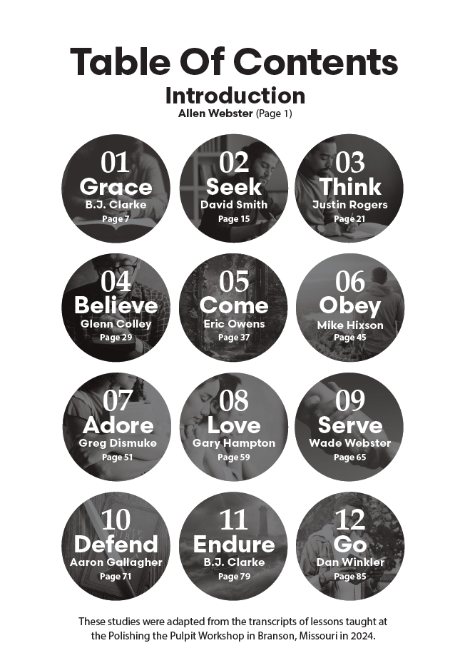 12 Words of Christianity Polishing the Pulpit (PTP) 2024 Class Book ...