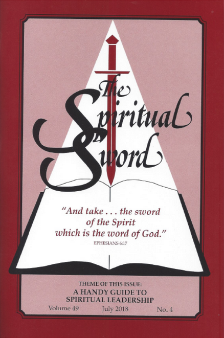 Spiritual Sword: A Handy Guide to Spiritual Leadership V49 No 4 | Glad ...