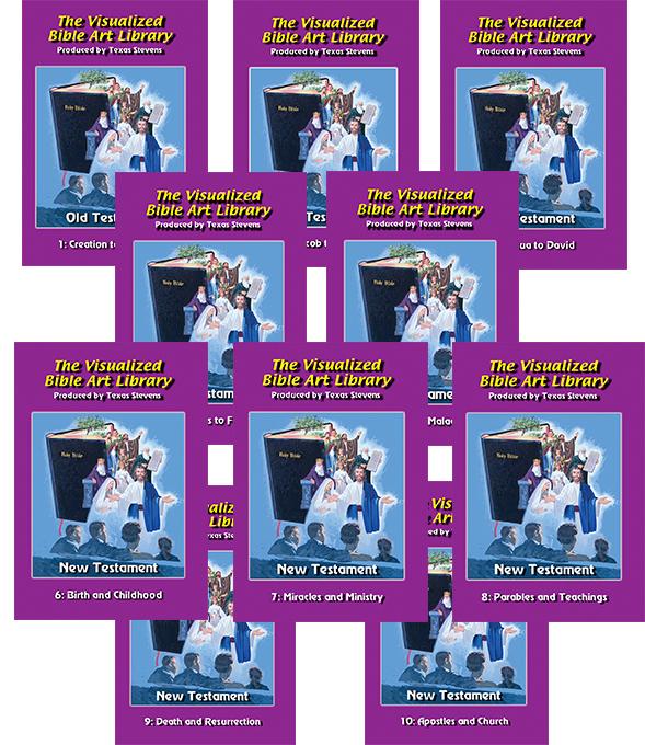 The Visualized Bible Art Library - Complete Set Vol 1-10 4,520 Images ...