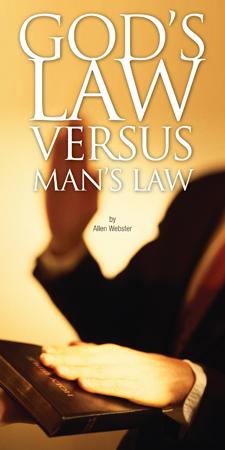 God's Law Versus Man's Law (Pack of 5) | Glad Tidings Publishing